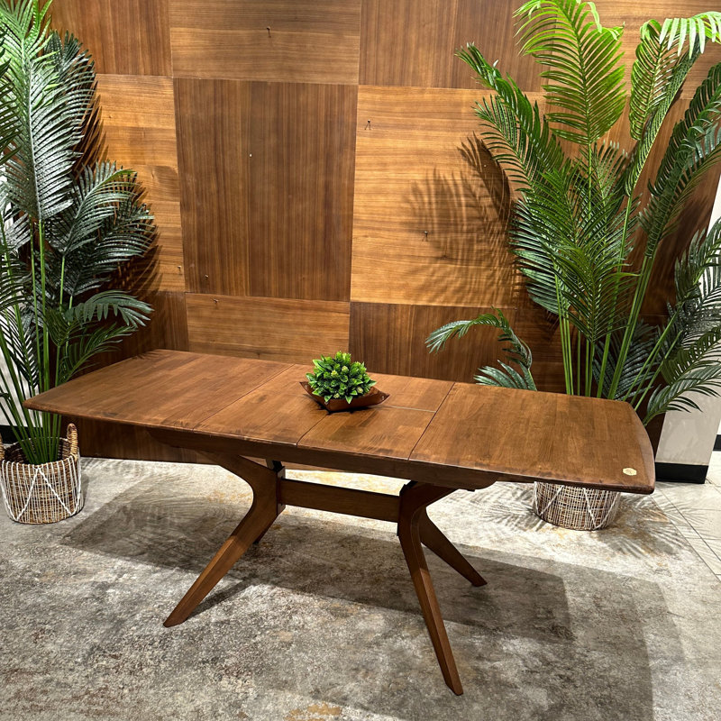 Corrigan Studio® Radiant Elm Extendable Dining Table | Wayfair